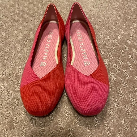 Rothy's | Shoes | Rothys Marta Ferri Merino Squares Flame Azalea 8 ...